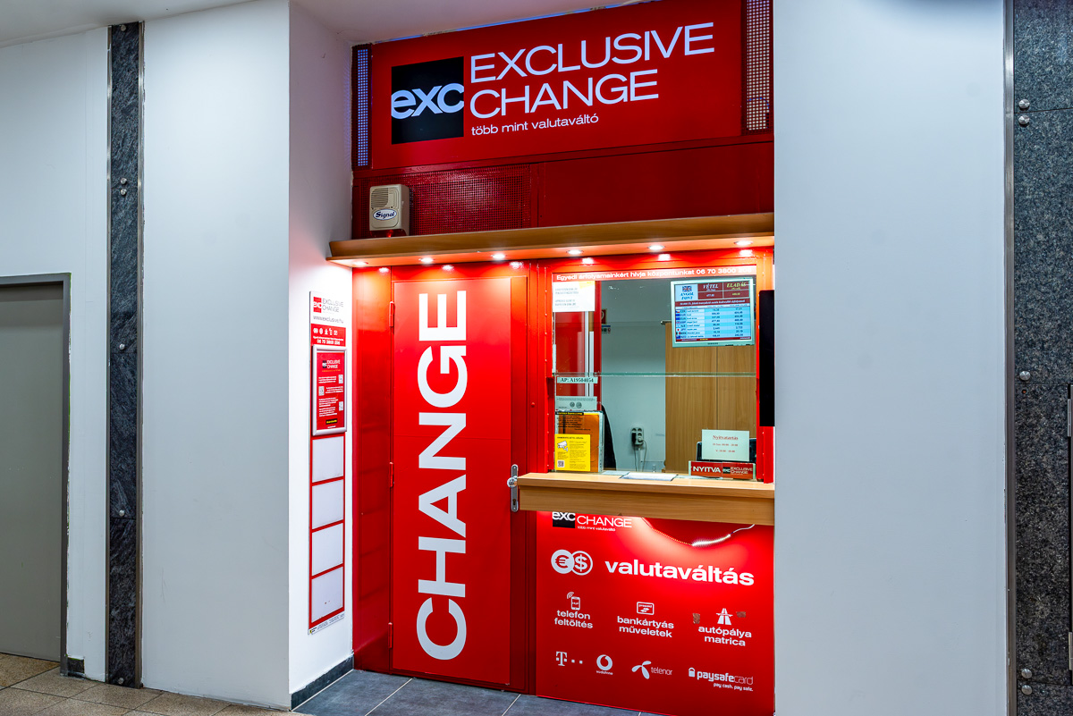 Exclusive Change | Korzó Bevásárlóközpont